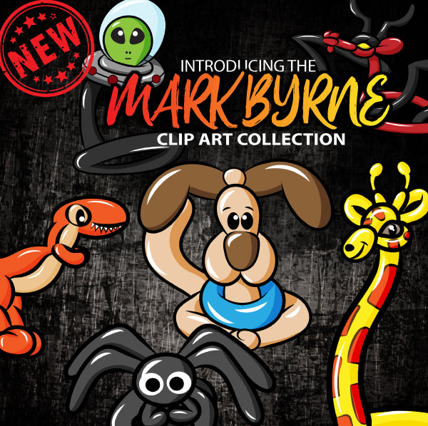 Mark Byrne Bad to the Balloon Clip Art Collection – Twister Sister Studios