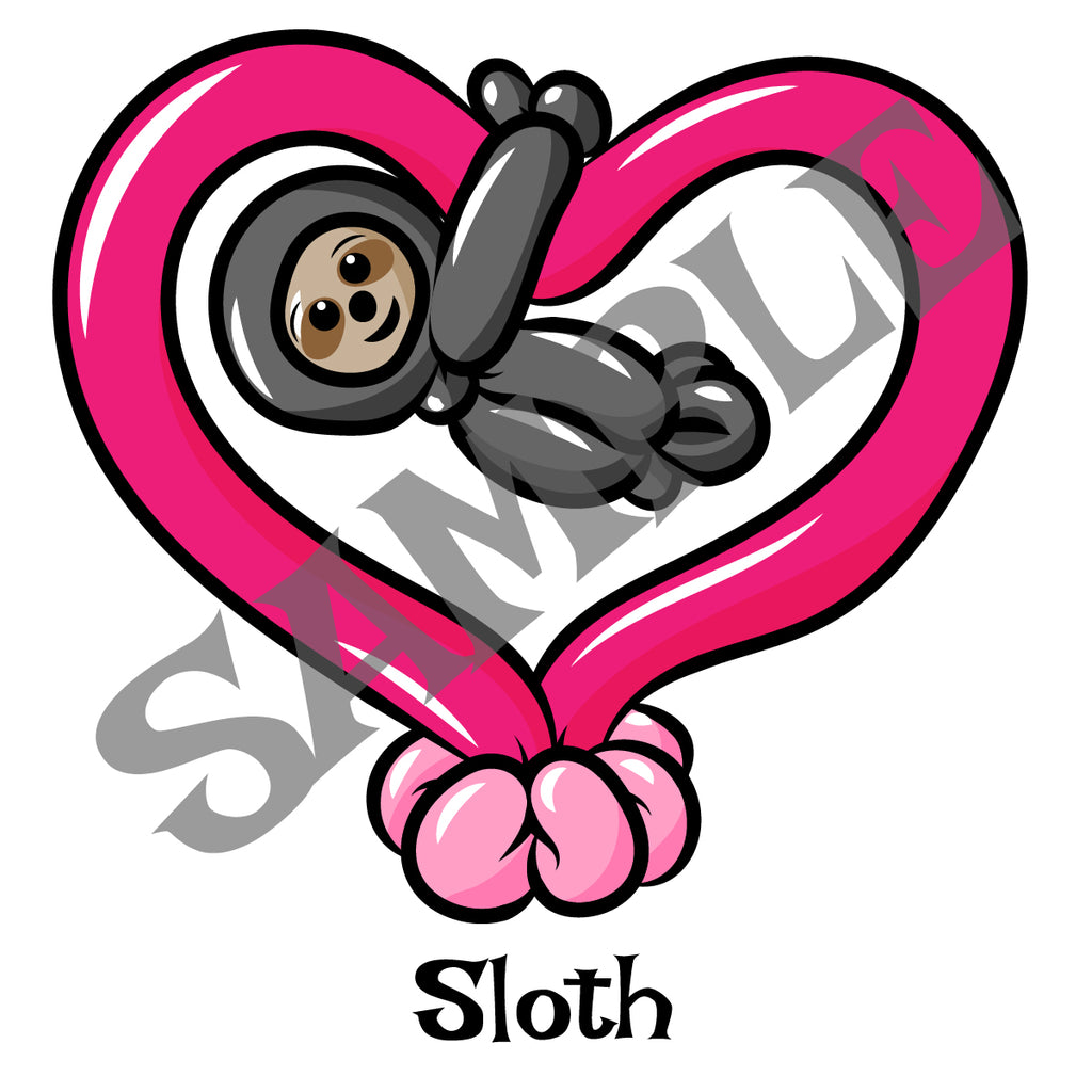 Valentine Sloth – Twister Sister Studios